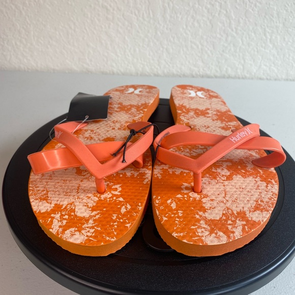 Hurley | Shoes | Hurley Womens Flip Flop Thong Sandals Melon Orange ...